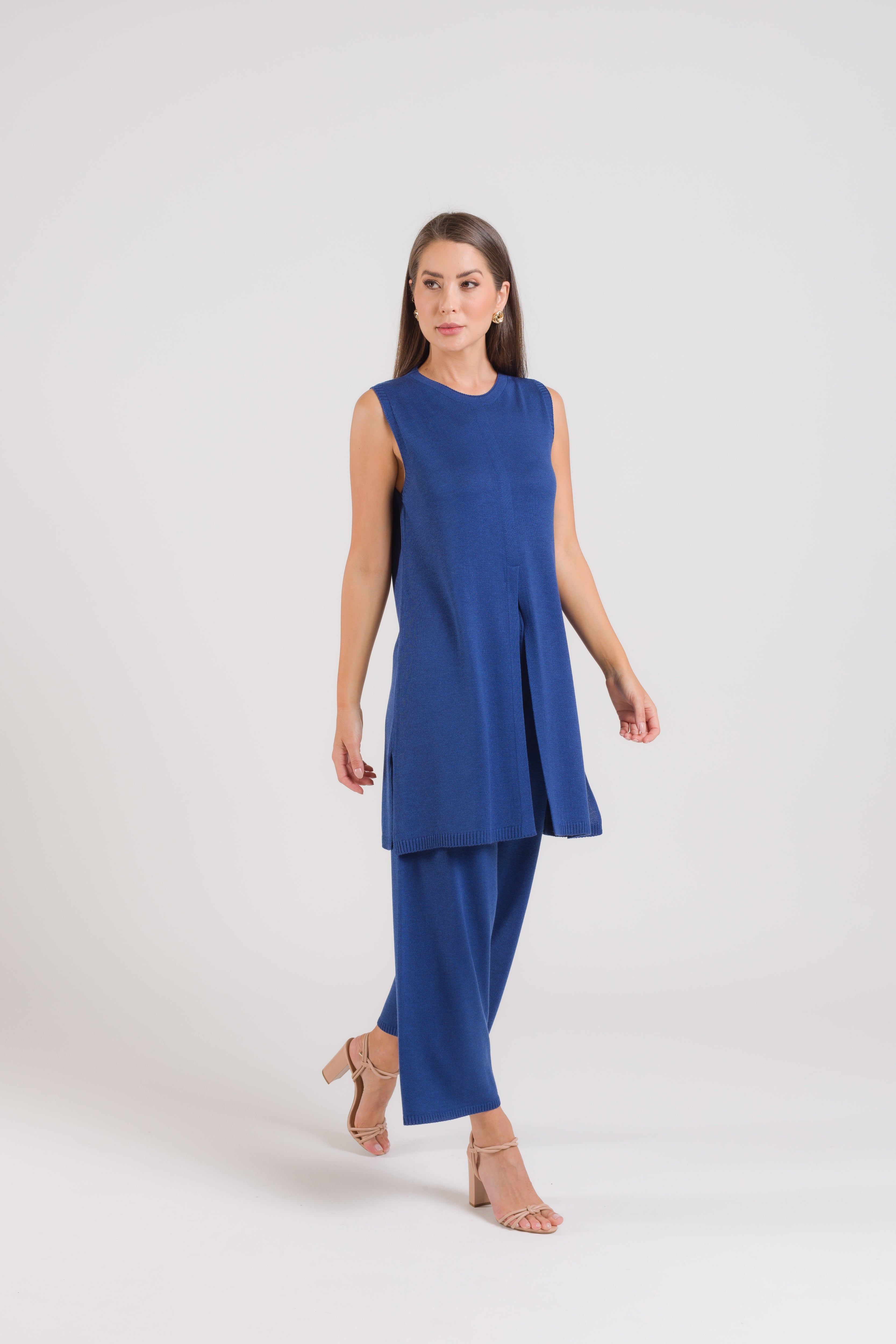 Túnica Alongada em Tricot - Milena – Rayar Tricot